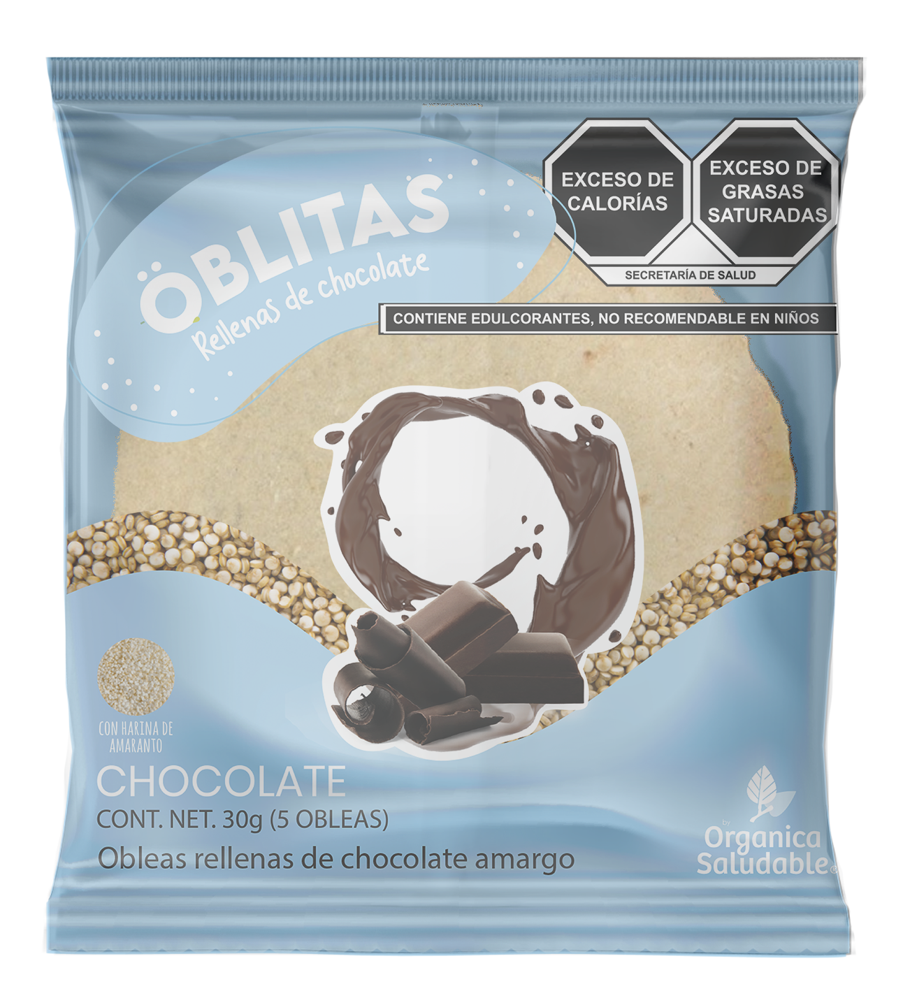 Obleas de Chocolate – Orgánica y Saludable México