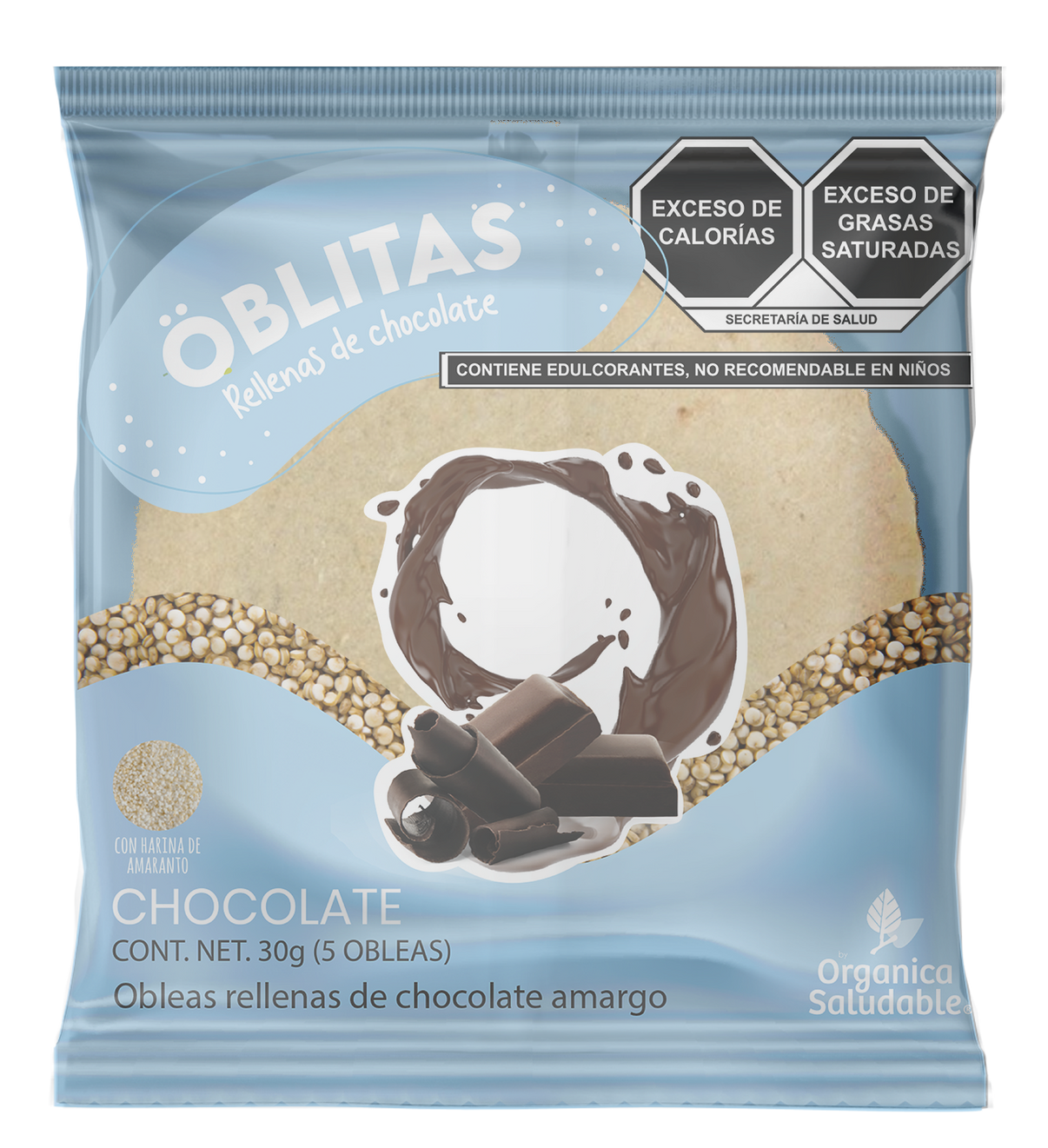 Obleas de Chocolate – Orgánica y Saludable México
