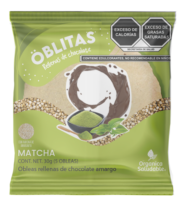 Obleas -Premium- Matcha – Orgánica y Saludable México