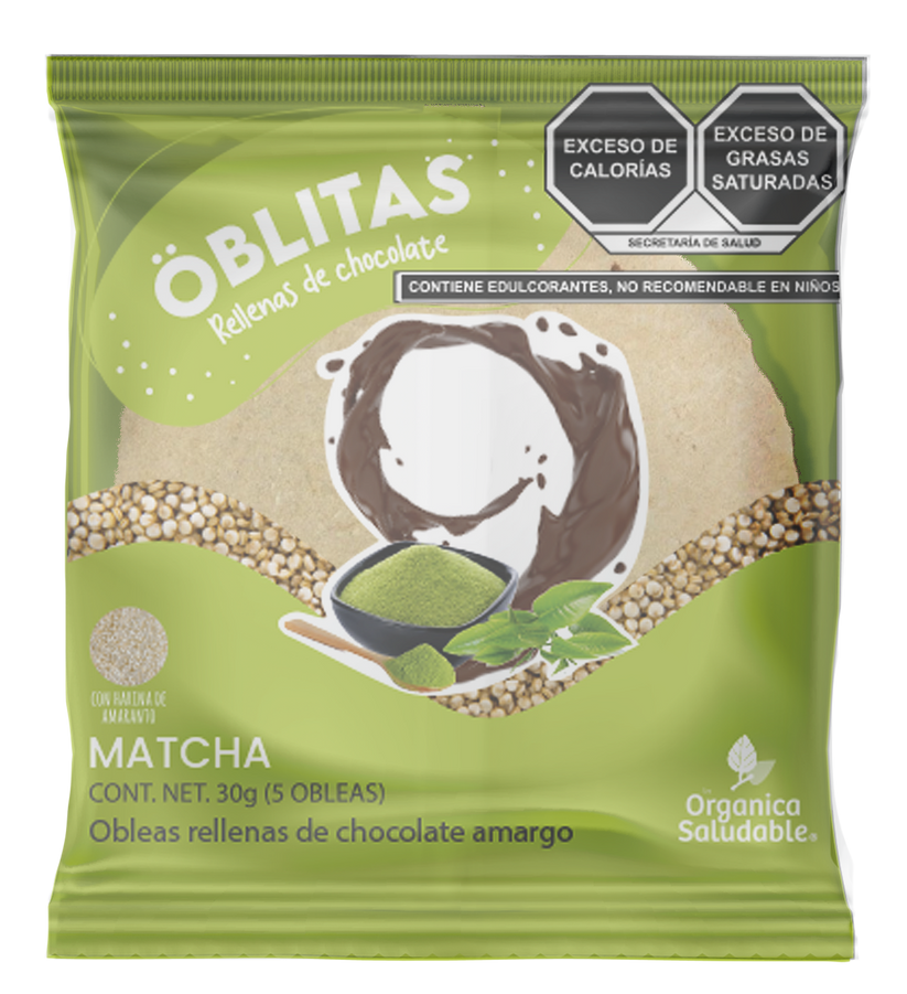 Obleas -Premium- Matcha – Orgánica y Saludable México