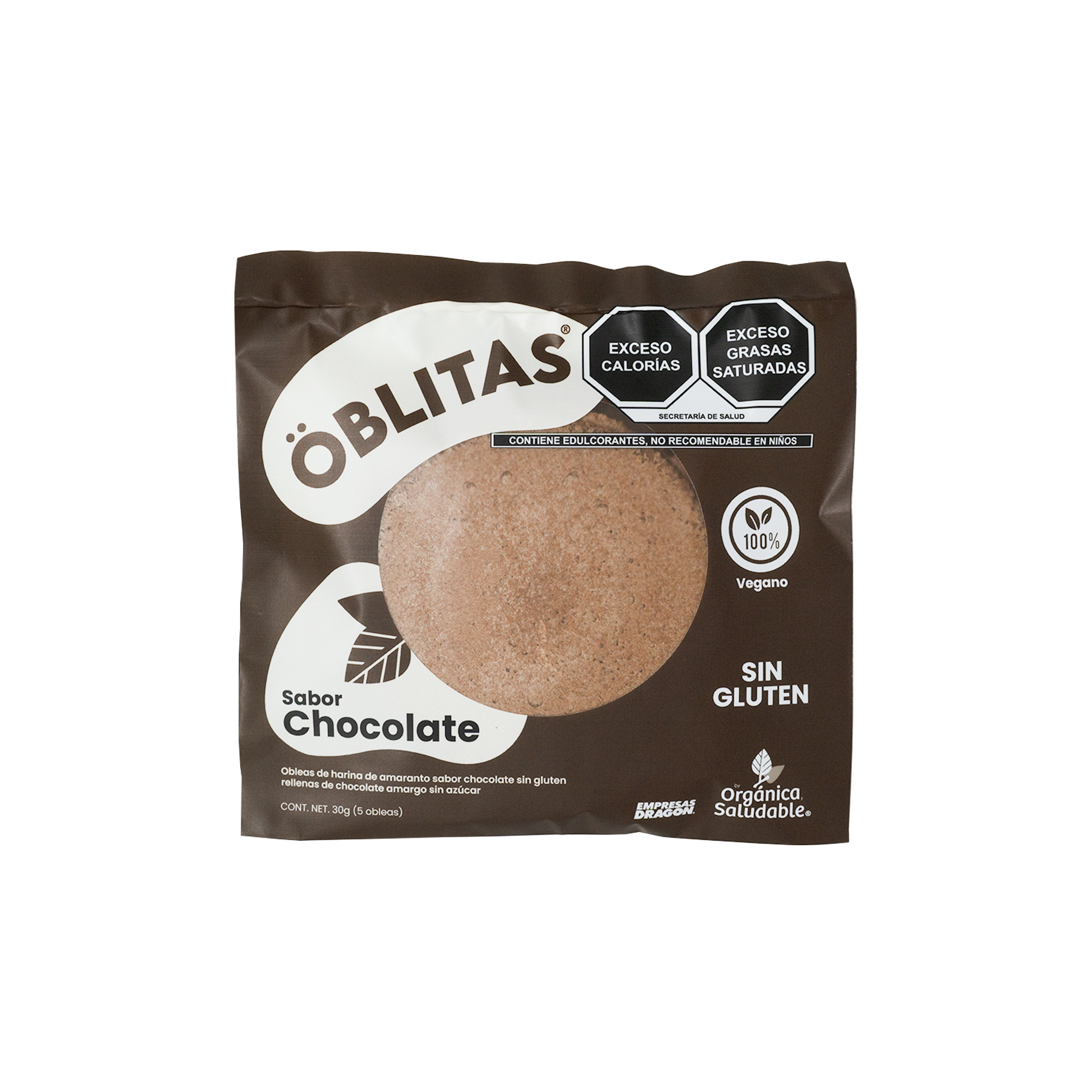 Obleas de Chocolate – Orgánica y Saludable México